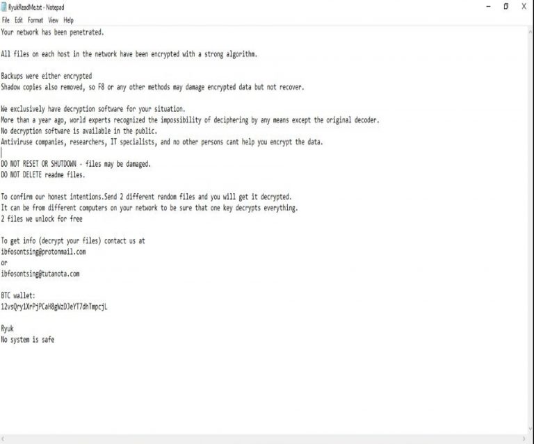 Ryuk Ransomware: Breaking Down the Malware that Breaks Organizations ...